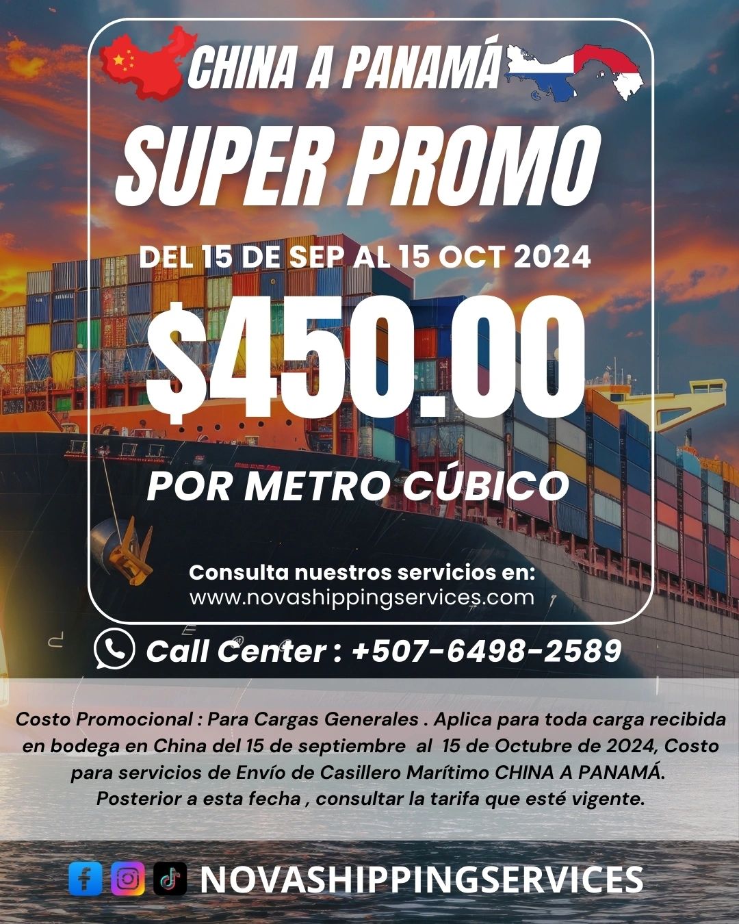 CASILLERO MARÍTIMO DE CHINA A PANAMÁ CASILLERO MARITIMO